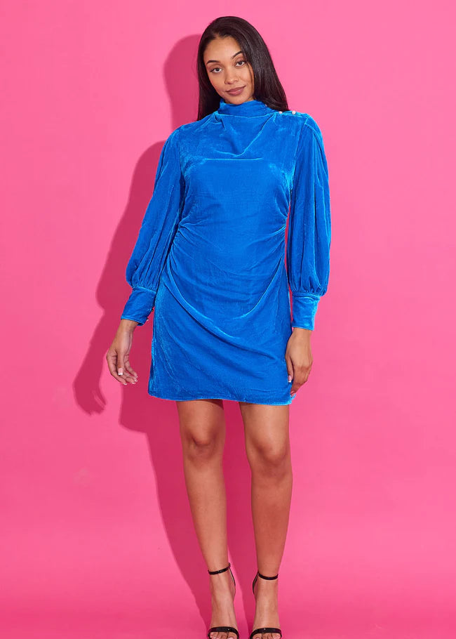 Gloria Dress - Sapphire – Blue Moon Clothier